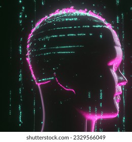 Artificial Intelligence Interface Wires Lines Code AI-generated image ...