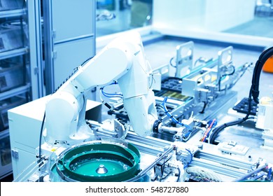 Automatic System Pneumatic Input Robot Handle Stock Photo 1354158074 ...