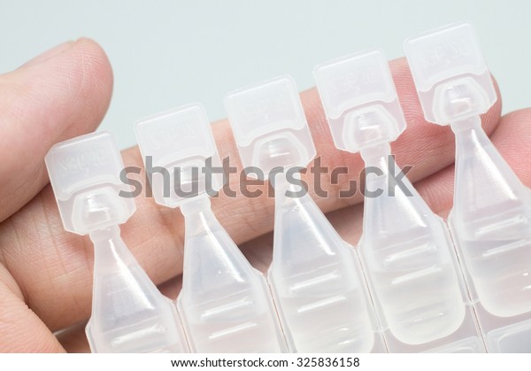 Artificial Tear Single Use Containers Eye Stock Photo 325836158 ...