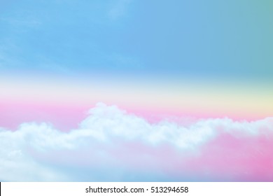 Artistic Soft Cloud Sky Gradient Color Stock Photo 513294658 | Shutterstock