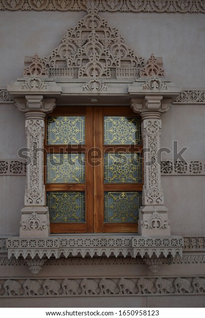 Artwork Hindu Temple Sharp Window Stock Photo 1650958123 | Shutterstock