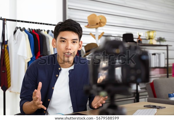 Asian Man Live Streaming Using 5g Stock Photo 1679588599 | Shutterstock