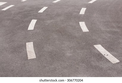 Asphalt Road Dashed Line Stock Photo 306770204 | Shutterstock
