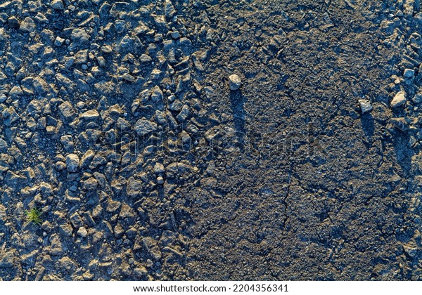 Asphalt Texture Background Texture Rough Asphalt Stock Photo 2204356341 ...
