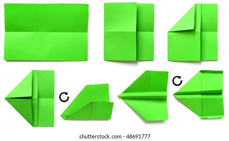 Assembly Procedure Paper Plane Stock Photo 48691777 | Shutterstock