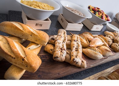 Assorted Artisan Breakfast Bread Selection Buffet Stock Photo 632680775 ...