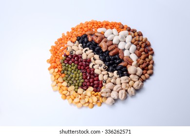 Assorted Beans Arranged Round Shape Stock Photo 336262571 | Shutterstock