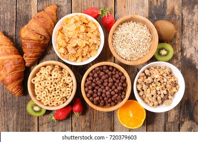 Assorted Breakfast Cereal Foto Stok 720379603 | Shutterstock
