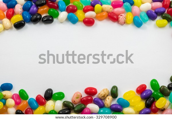 Assorted Jelly Beans Border Copyspace Stock Photo 329708900 | Shutterstock