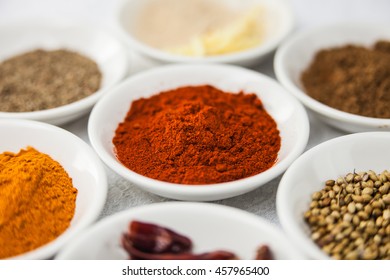 Assorted Spices On Table Stock Photo 457965400 | Shutterstock