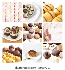 Assortment Sweets Candy Composition Made Various Stock Photo 66039211 ...