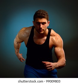 Bearded Bodybuilder Dressed Tank Top Stock Photo (Edit Now) 759510154