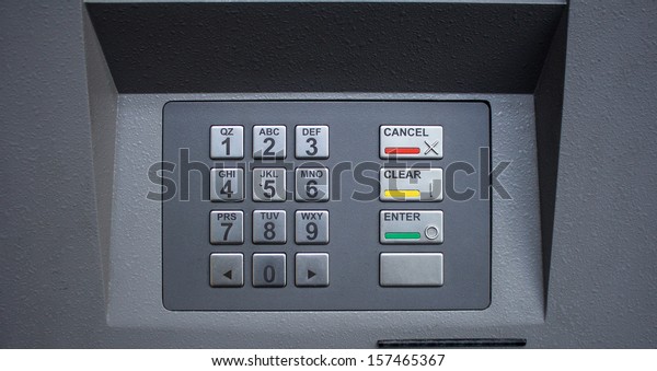 Atm Keypad Stock Photo (Edit Now) 157465367