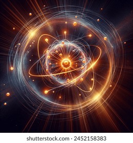 Create Images Illustrating Structure Atom AI-generated image 2563090953 ...