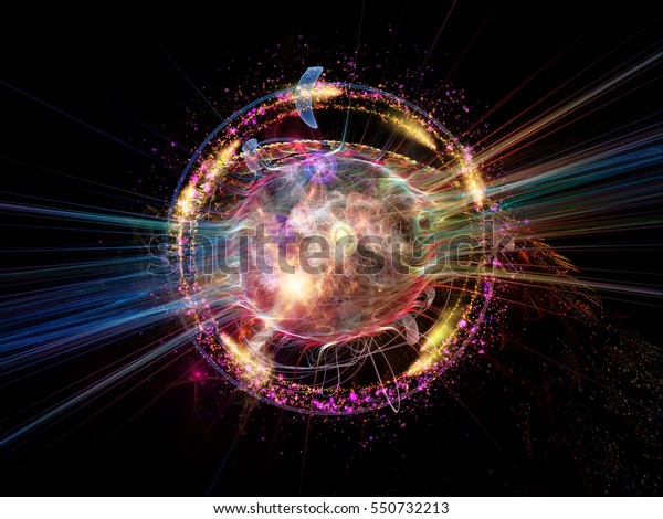 Atomic Wave Series Composition Lights Orbits Stock Photo (Edit Now ...