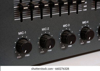 Audio Control Panel Stock Photo 660276328 | Shutterstock