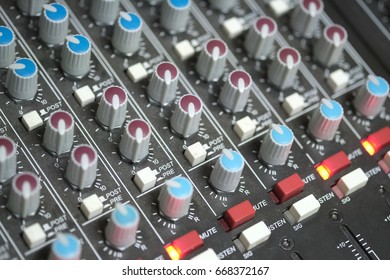 Audio Control Panel Stock Photo 668372167 | Shutterstock