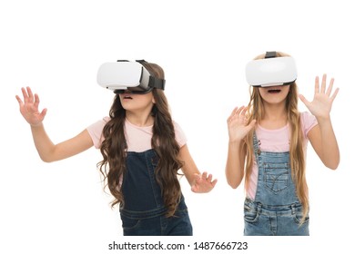 Vr Tours Students Little Children Wearing Stock Photo (Edit Now) 1404115787