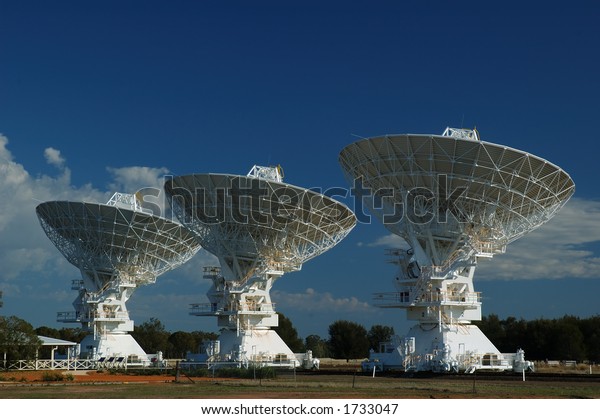 Australian Telescope Compact Array Narrabri Nsw Stock Photo (Edit Now ...