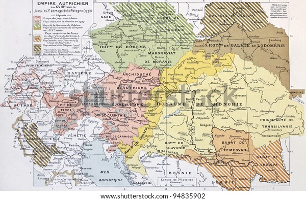 Austrian Empire Historical Development Map By Stock Photo (Edit Now ...