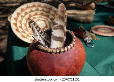 Authentic Example Native American Gourd Bowl Stock Photo 2070711131 ...