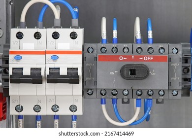 Automatic Current Switches Installed Electrical Panel Stock Photo 2167414469 | Shutterstock
