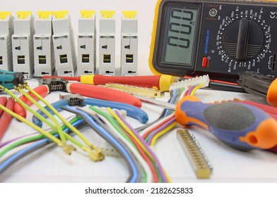 Automatic Current Switches Materials Installation Control Stock Photo ...