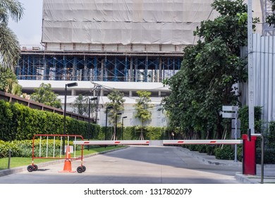Automatic Entry Barrier System Isolated On Stock Photo 1317802079 ...
