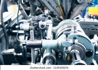 Automatic Lathe Machine Control By Camshaft Stock Photo 1139335076 ...