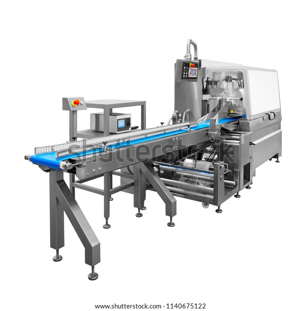 Automatic Packing Machine Plastic Bag Paper Stock Photo 1140675122 ...