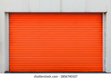 Automatic Red Roller Shutter Doors On Stock Photo 1810930276 | Shutterstock