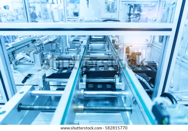 Automatic Robot Assembly Line Working Factory Stock Photo (Edit Now ... Automatic Robot Assembly Line Working Factory Stock Photo (Edit Now ...