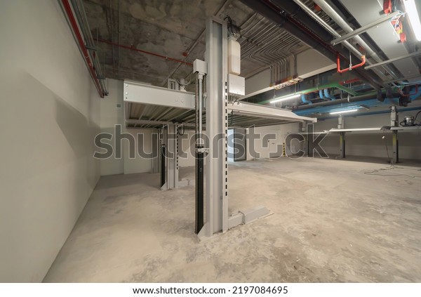 Automatic Row Cars Lift Elevator Parking Stock Photo 2197084695 ... Automatic Row Cars Lift Elevator Parking Stock Photo 2197084695 ...