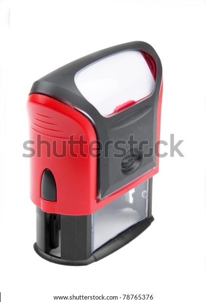 Automatic Rubber Stamp Tool Isolated On Stock Photo (Edit Now) 78765376
