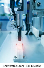 Automatic System Pneumatic Input Robot Handle Stock Photo 1354158062 ...