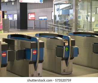 Automatic Ticket Gate Station Stock Photo 573520759 | Shutterstock