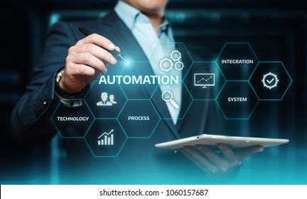 Automation Software Technology Process System Business Stock Photo ...