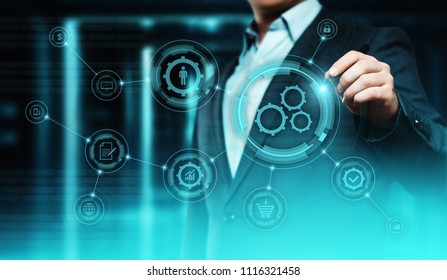Automation Software Technology Process System Business Stock Photo ...