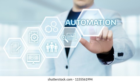 Automation Software Technology Process System Business Stock Photo ...