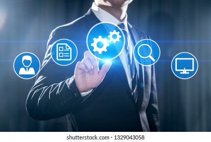 Automation Software Technology Process System Business Stock Photo ...