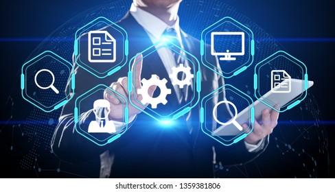 Automation Software Technology Process System Business Stock Photo ...