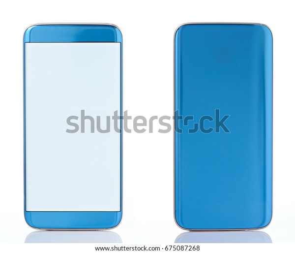 Back Anf Front View Generic Smartphone Stock Photo 675087268 | Shutterstock