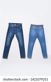 Jeans Isolated On Black Background Stock Photo (Edit Now) 142810120
