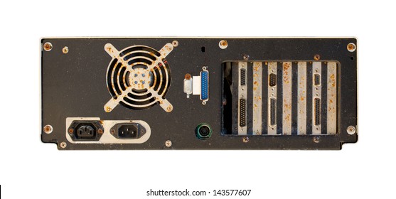 Back Panel Rusty Old Computer Stock Photo 143577607 | Shutterstock