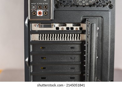 Back Personal Computer System Unit Black Stock Photo 2145051841 ...