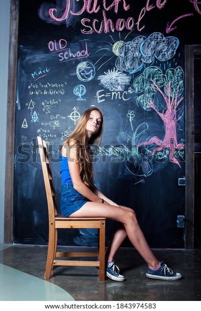 Back School After Summer Vacations Two Stock Photo 1843974583 ...