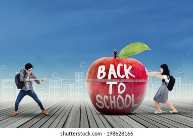 14,788 Student pushing Images, Stock Photos & Vectors | Shutterstock