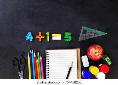Back School Top View Student Table Stock Photo 754458268 | Shutterstock