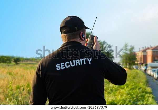 Back Security Guard Stock Photo (Edit Now) 102697079