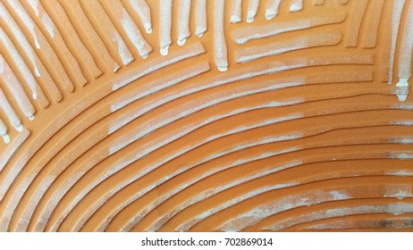 Back Side Ceramic Tile Some Mortar Stock Photo (Edit Now) 702869014